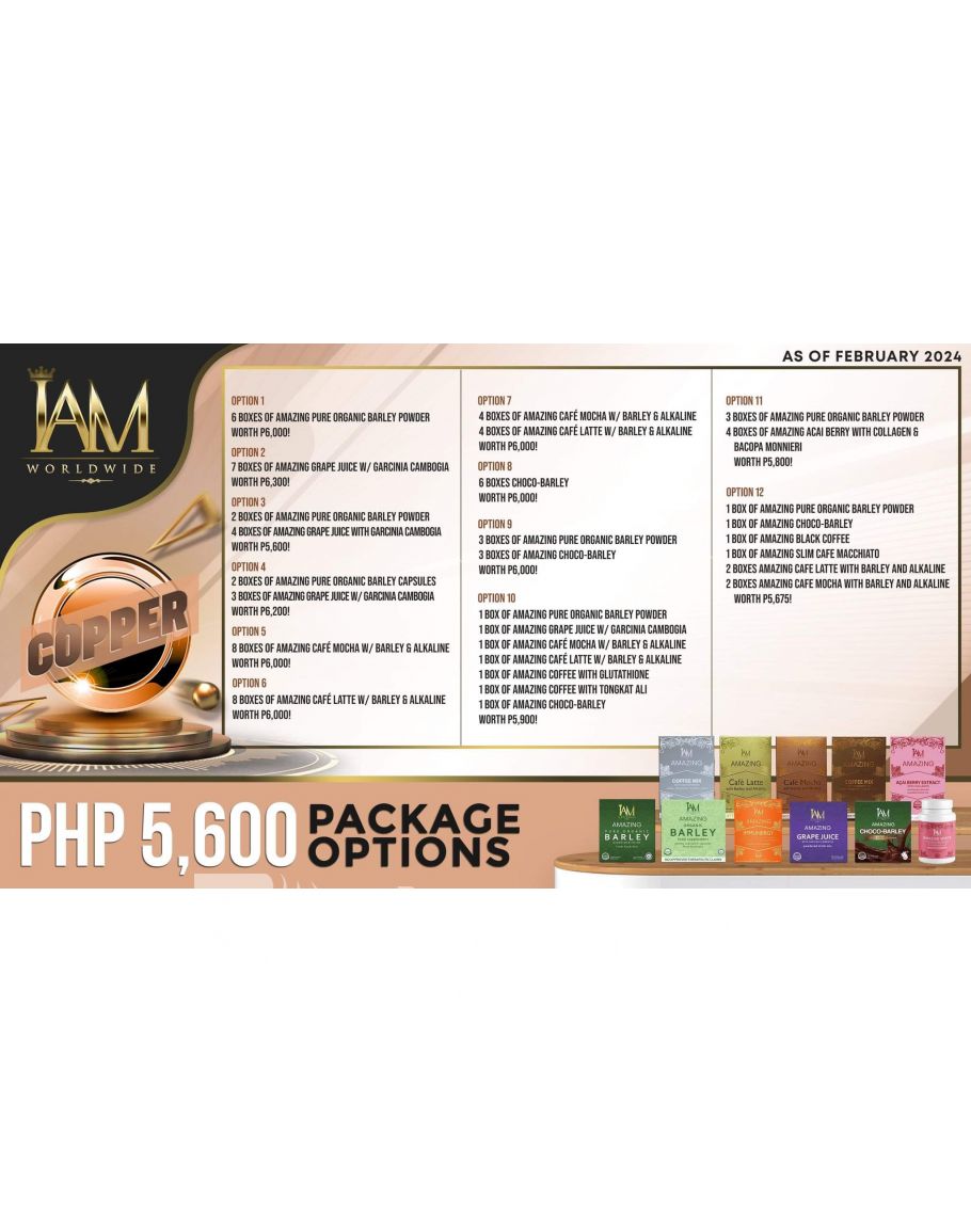 IAm Worldwide Copper Package - Beauty Shop Philippines